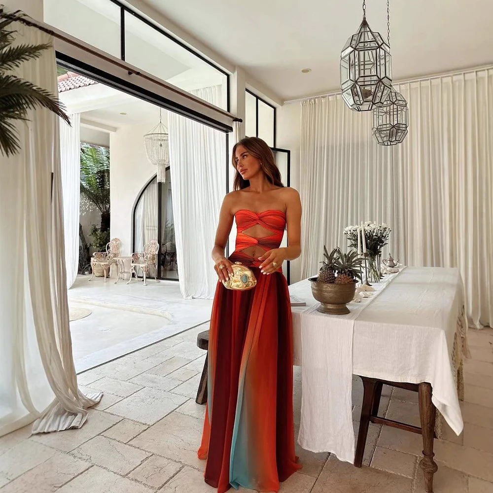 Margot | Long Strappy Dress – Zestora